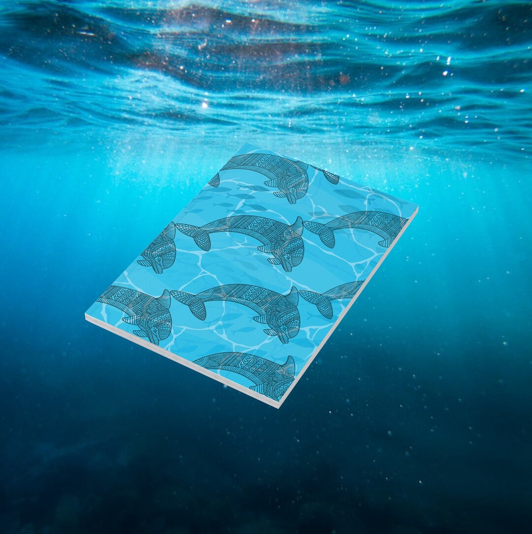 Front & Back Printable Journal/notebook Covers, Ocean Life Diary Cover ...
