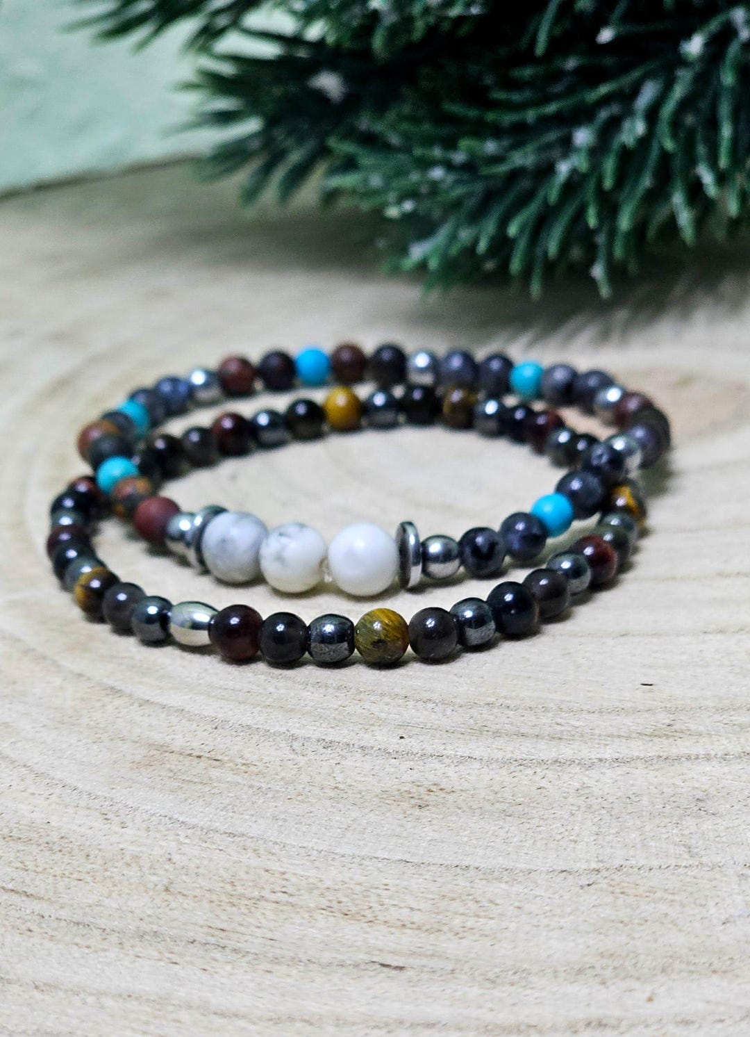 Lucky Bracelets Triple Protection Bracelet Made of Tiger's Eye, Black ...