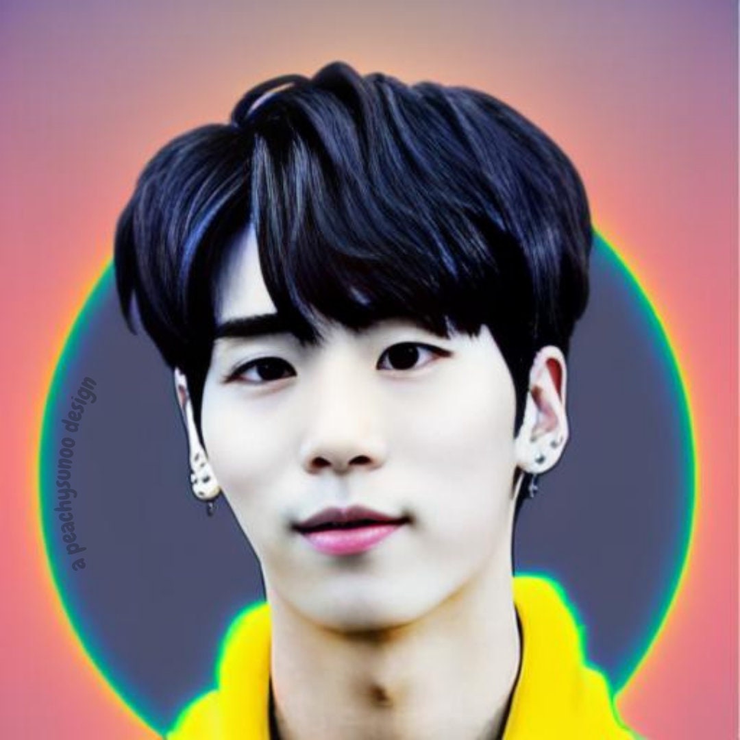 Shinee Jonghyun Neon Art [DIGITAL VER.] - Etsy