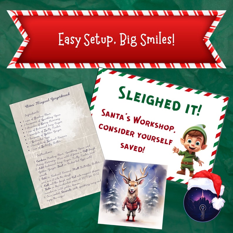 Escape From Santa's Workshop, Printable Christmas Escape Room Game ...