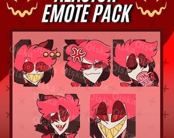 Cat-lastor Long Boi Emote | Cursed Cat Alastor Hazbin Hotel | Hand ...