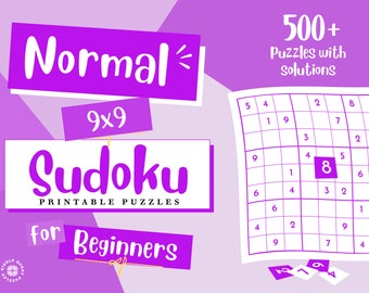 Sudoku Printable Puzzles: 500+ Easy Sudoku Puzzles With Solutions ...