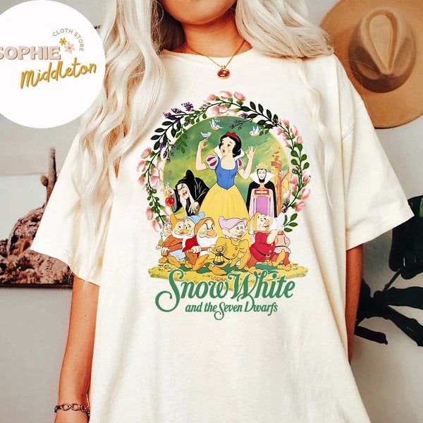 Snow White and the Dwarfs Shirts - Etsy