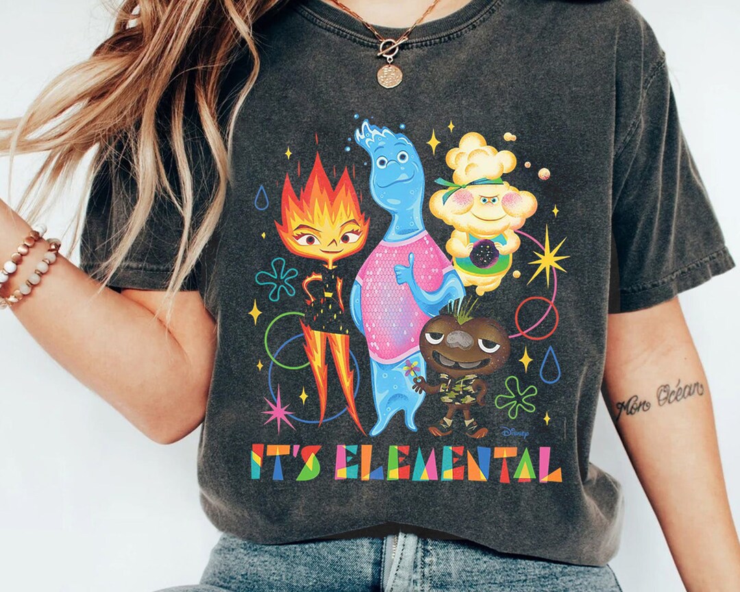 Disney Pixar Elemental Shirt, Elemental Characters Shirt, Elemental ...