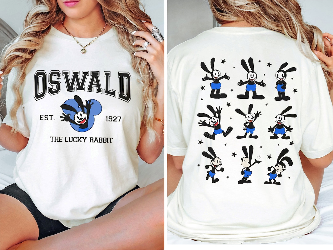 Disney Oswald the Lucky Rabbit Vintage Shirt, Disney Oswald Shirt ...