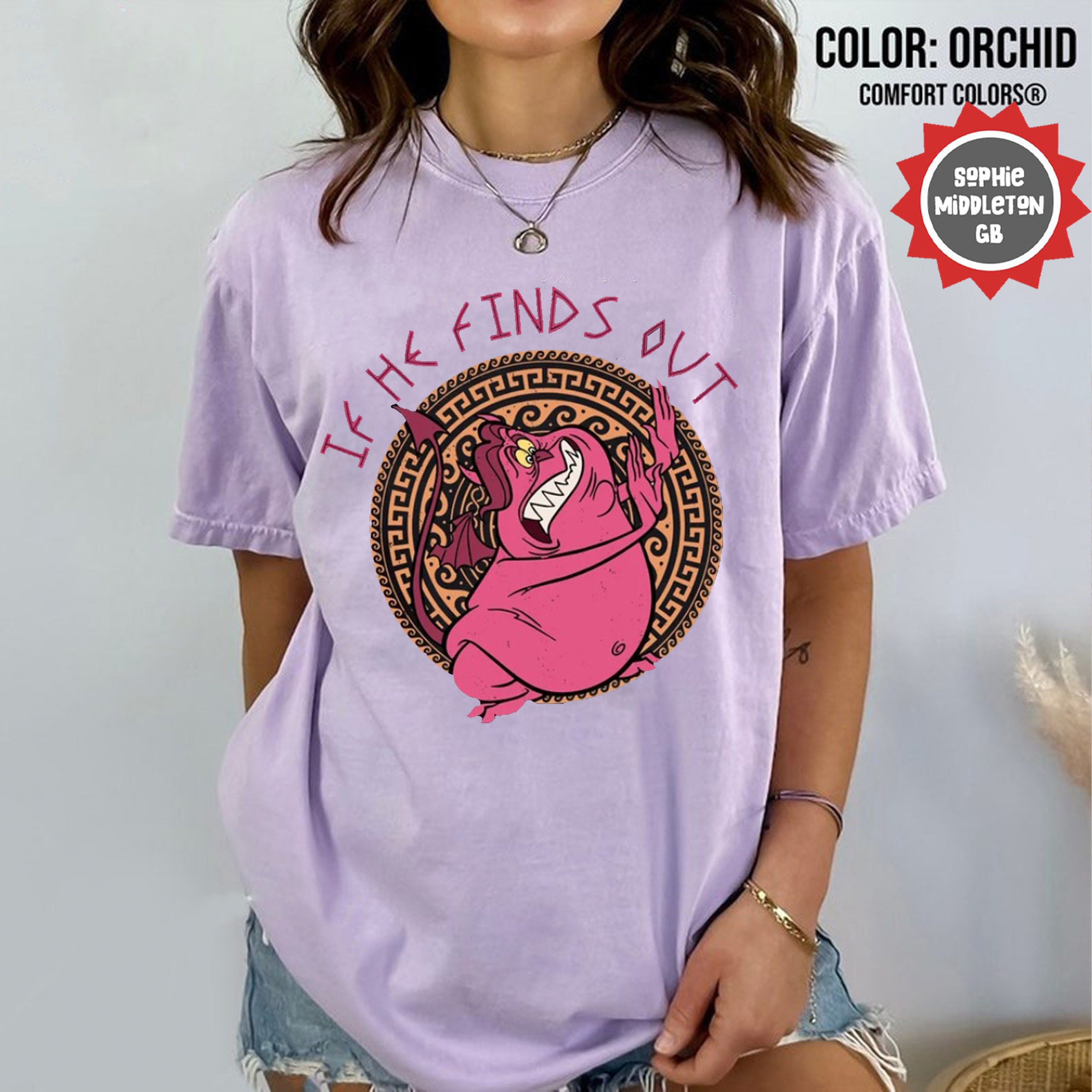 Disney Pain and Panic Comfort Colors® Shirt Hercules Pain and - Etsy