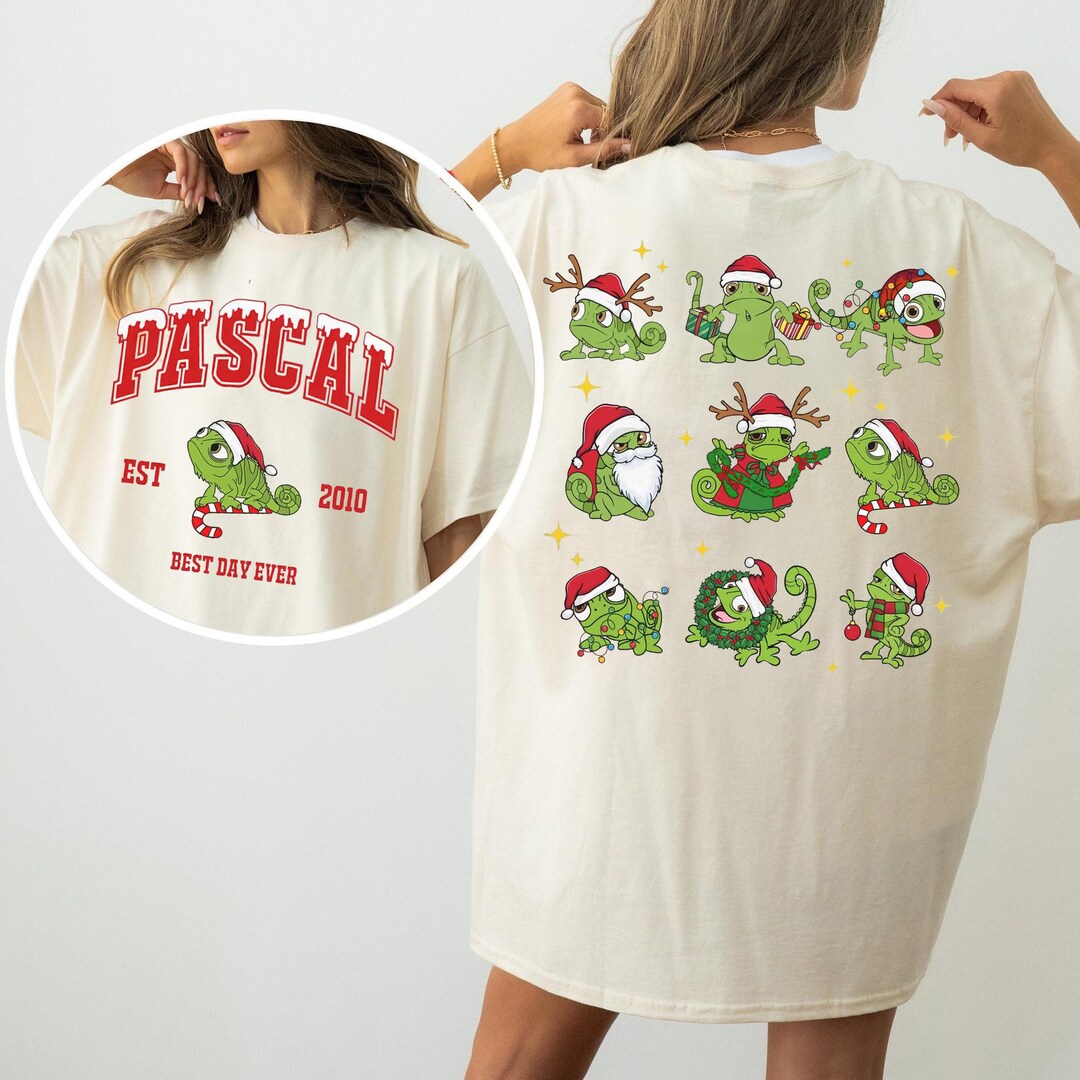 Disney Tangled Emotions of Pascal Christmas Light Shirt, Best Day Ever ...
