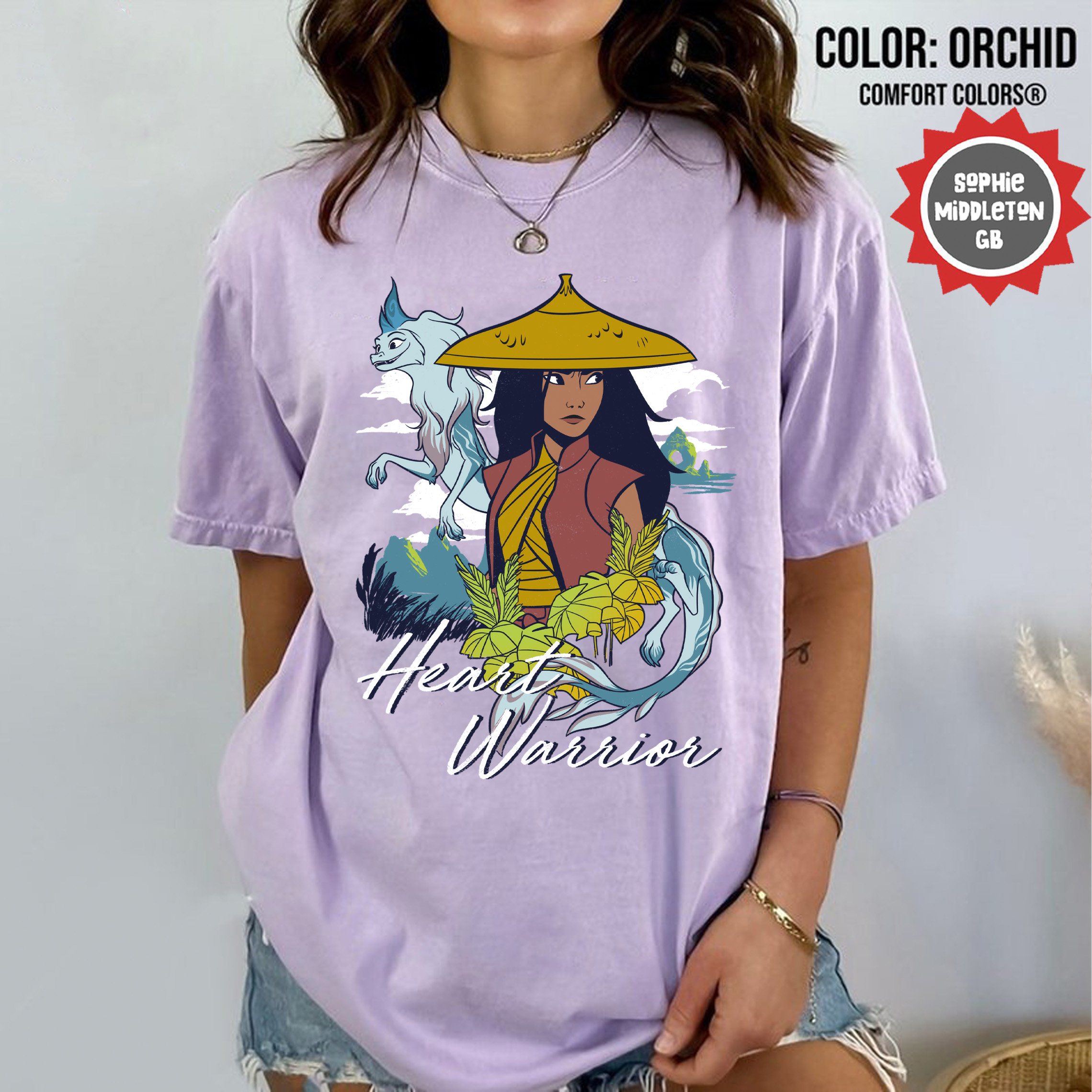 Princess Raya and the Last Dragon Comfort Colors® Shirt Raya - Etsy