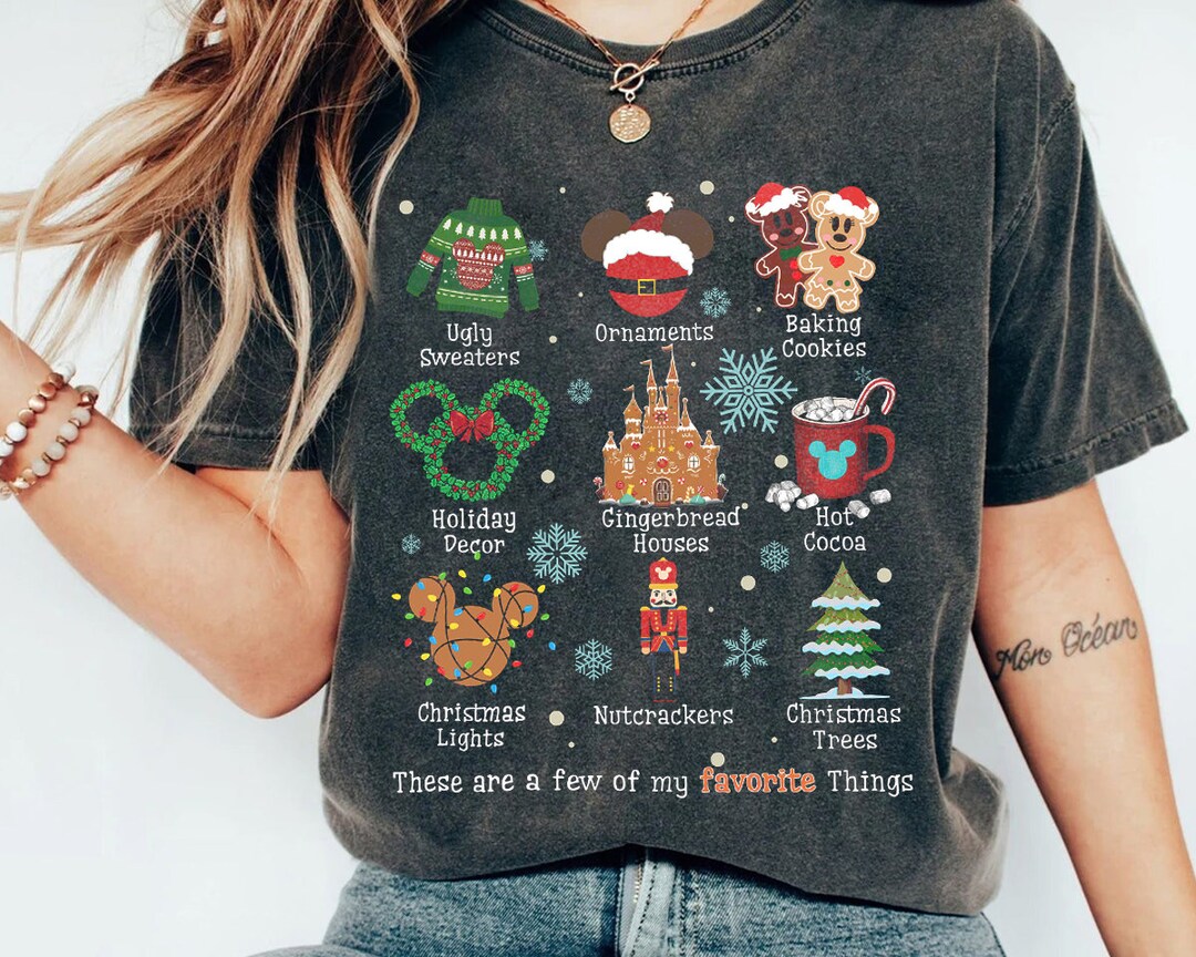 These Are a Few of My Favorite Things Shirt, Disney Christmas Shirt ...