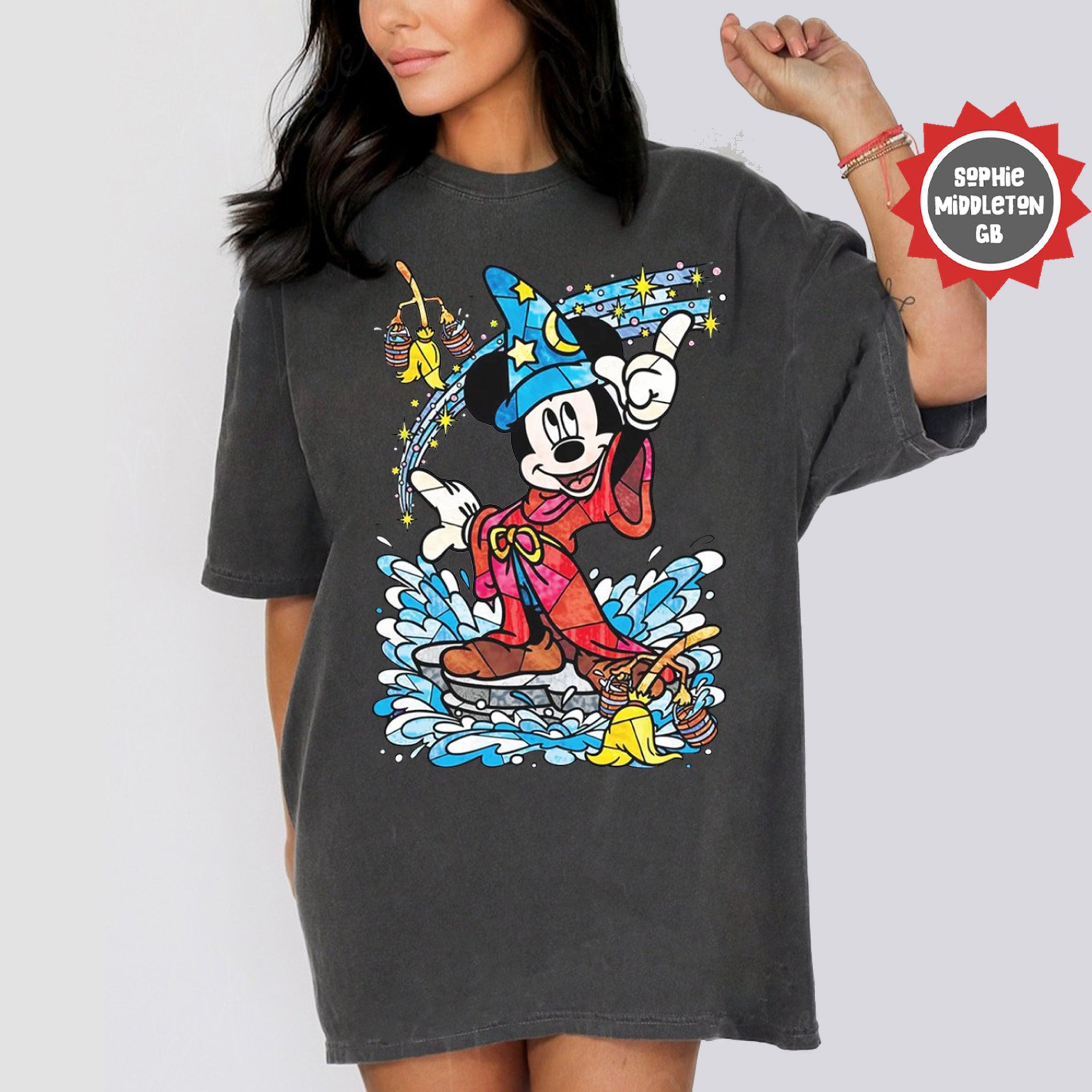 Disney Fantasia Sorcerer Mickey Mouse Magic Wizard Comfort - Etsy