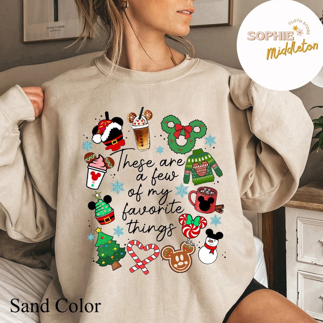 These Are a Few of My Favorite Things Shirt, Disney Christmas Shirt ...