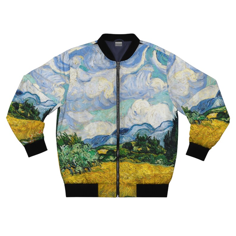 Van Gogh Men's Bomber Jacket (AOP) - Etsy