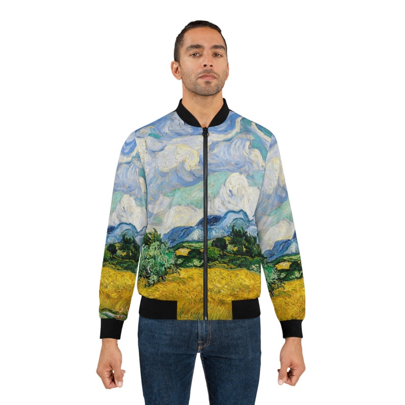Van Gogh Men's Bomber Jacket (AOP) - Etsy