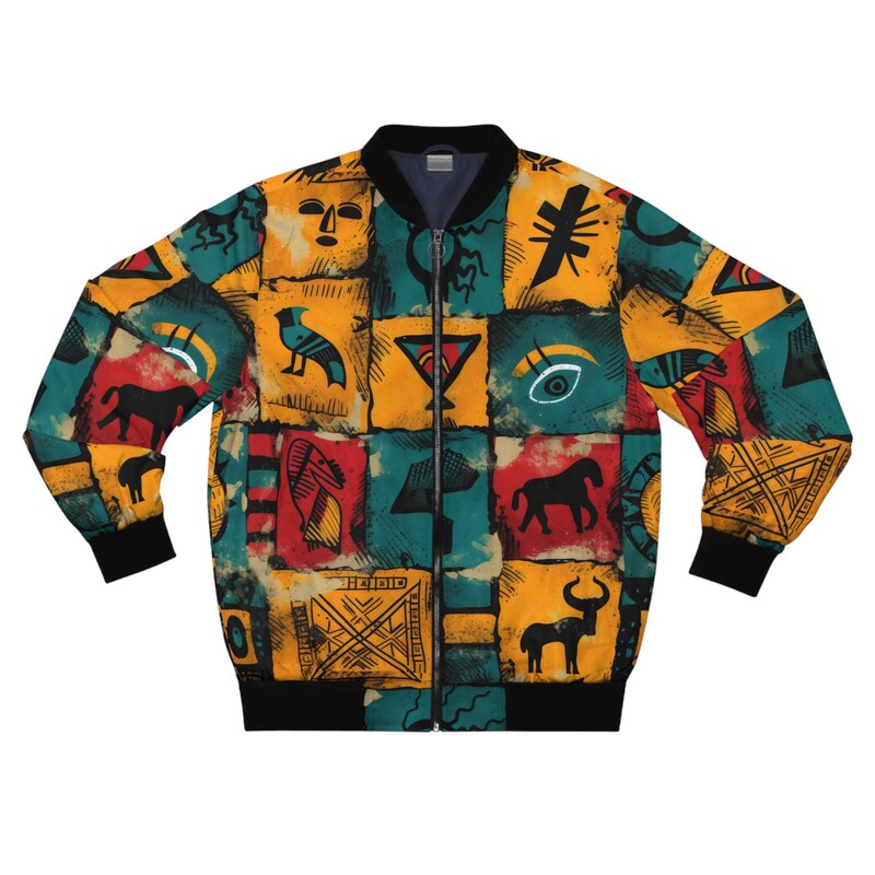 African Print Jacket - Etsy
