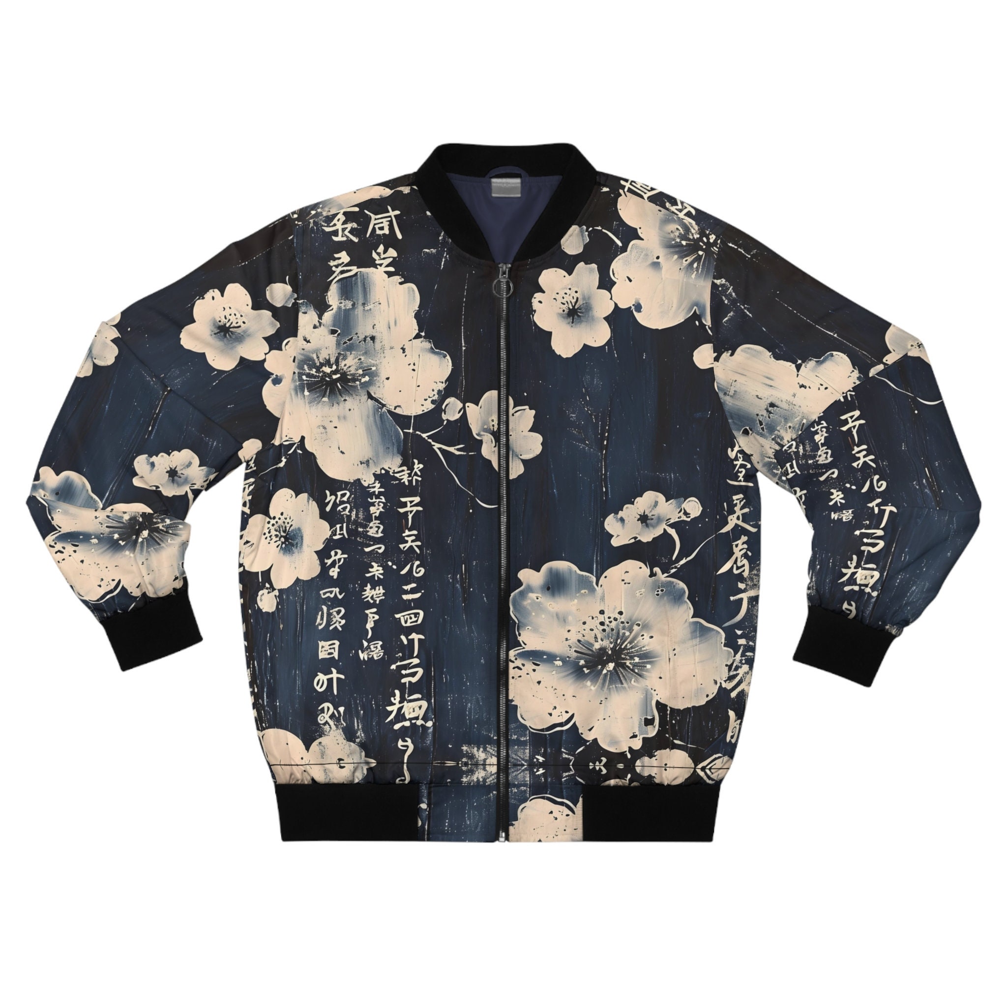 Vintage Japanese Bomber Jacket ,men's AOP Bomber Jacket,vintage Flowers ...