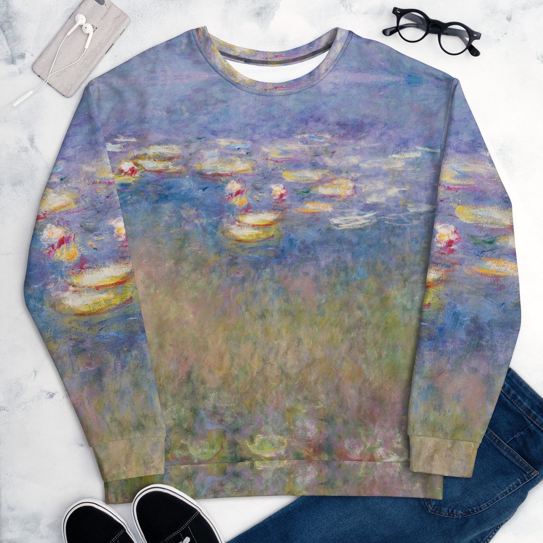 Claude Monet's Water Lilies Sweatshirt ,unisex All Over Print Aesthetic ...