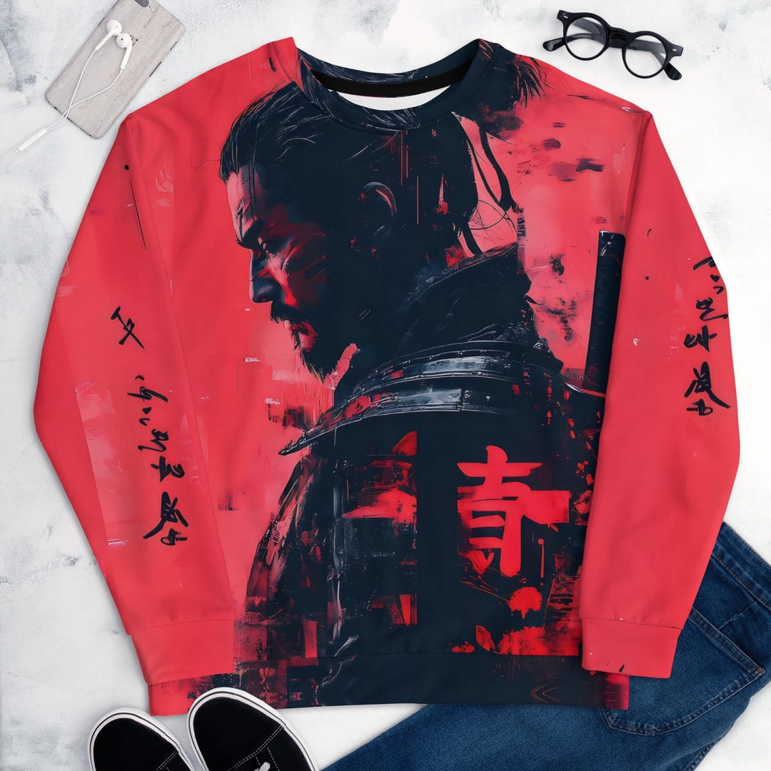 Aesthetic Samurai Unisex Sweatshirt.vintage Japanese Streetwear,ronin ...