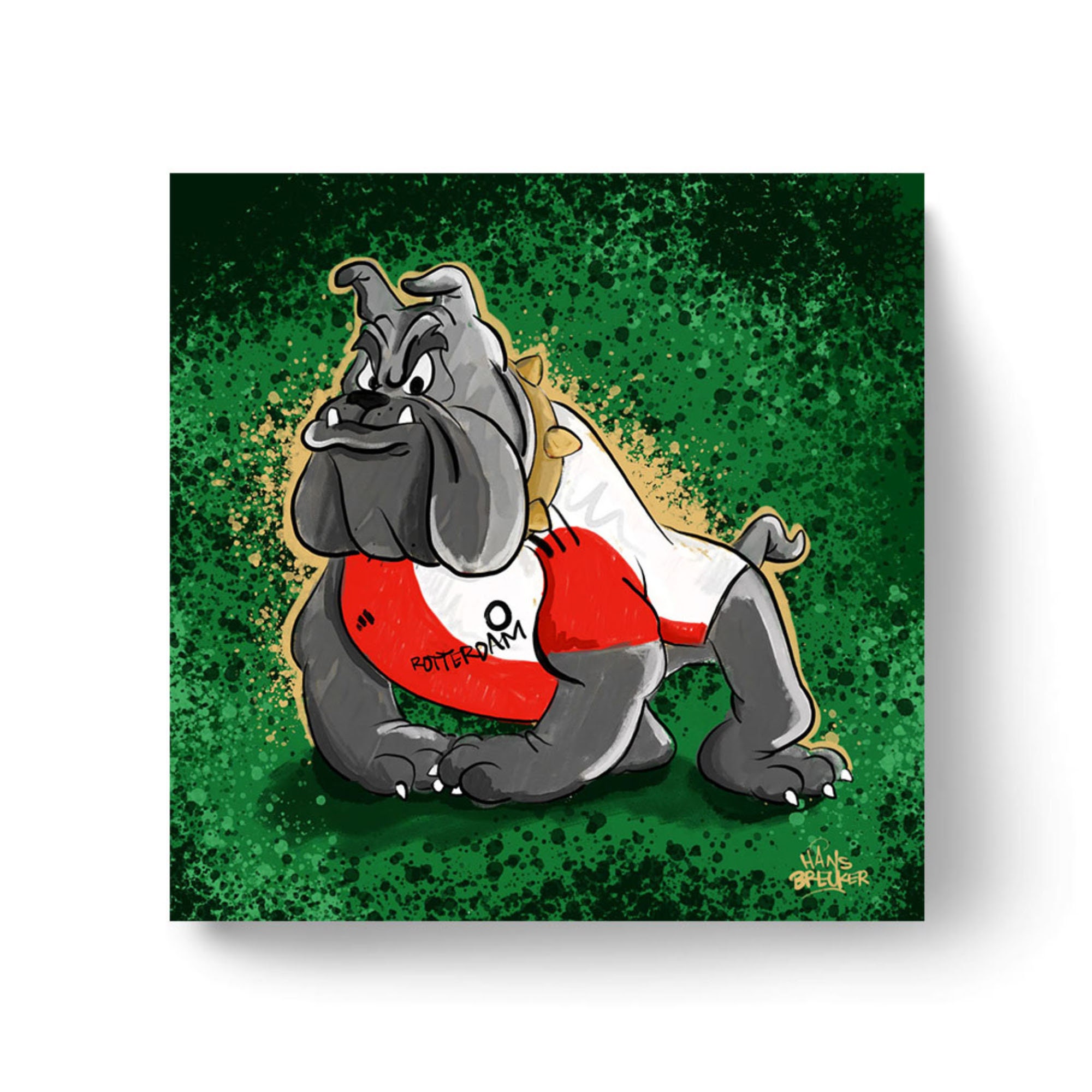 Feyenoord Poster. Rotterdam Bulldog. Feyenoord Fan Art. - Etsy