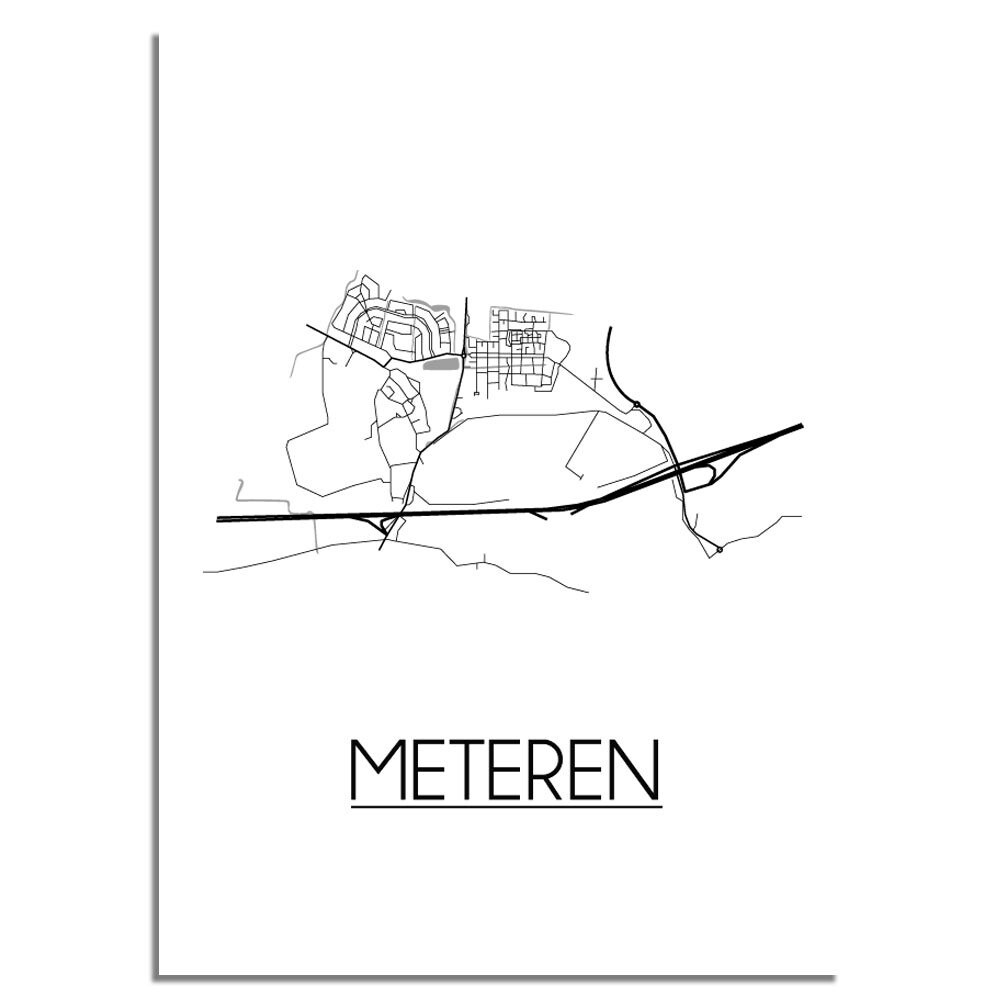 Meteren Cheapest City Map Posters on Etsy. City Map of Meteren. City ...