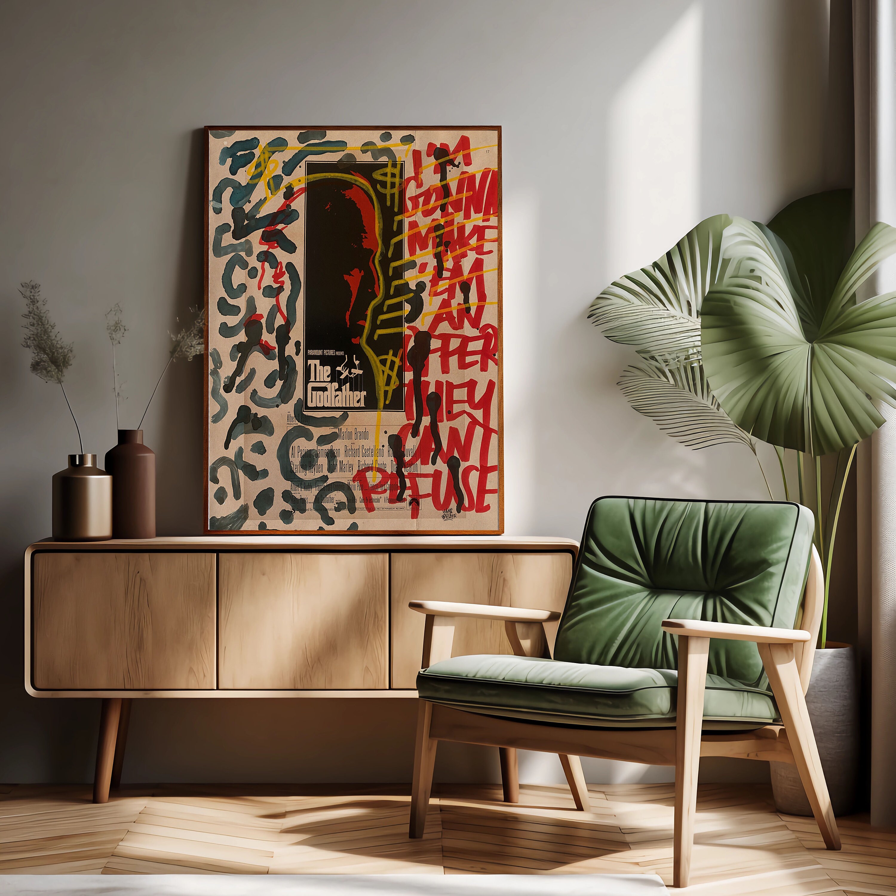 An Offer They Can't Refuse. Graffiti Art Poster. Street Pop Wall Art ...