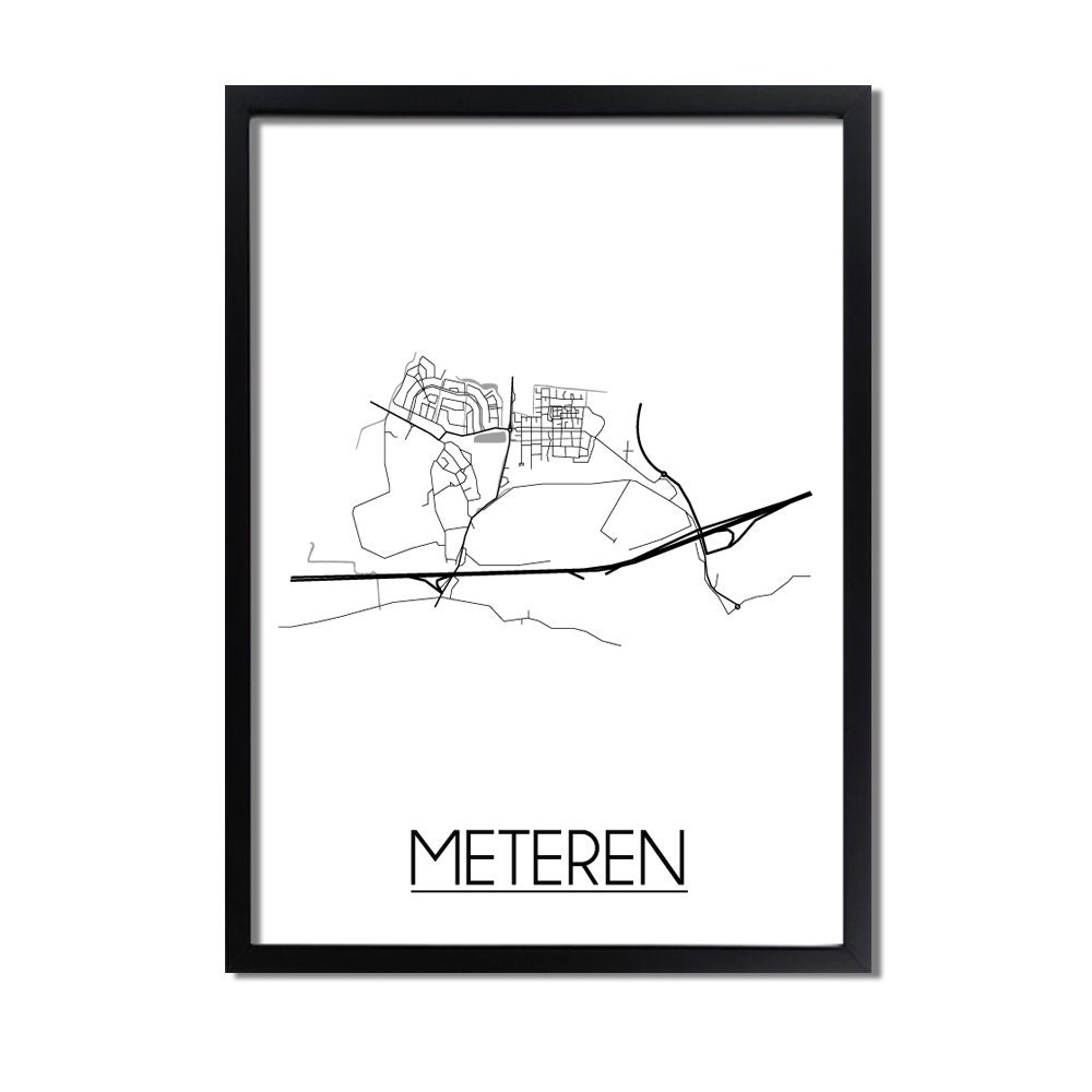 Meteren Cheapest City Map Posters on Etsy. City Map of Meteren. City ...