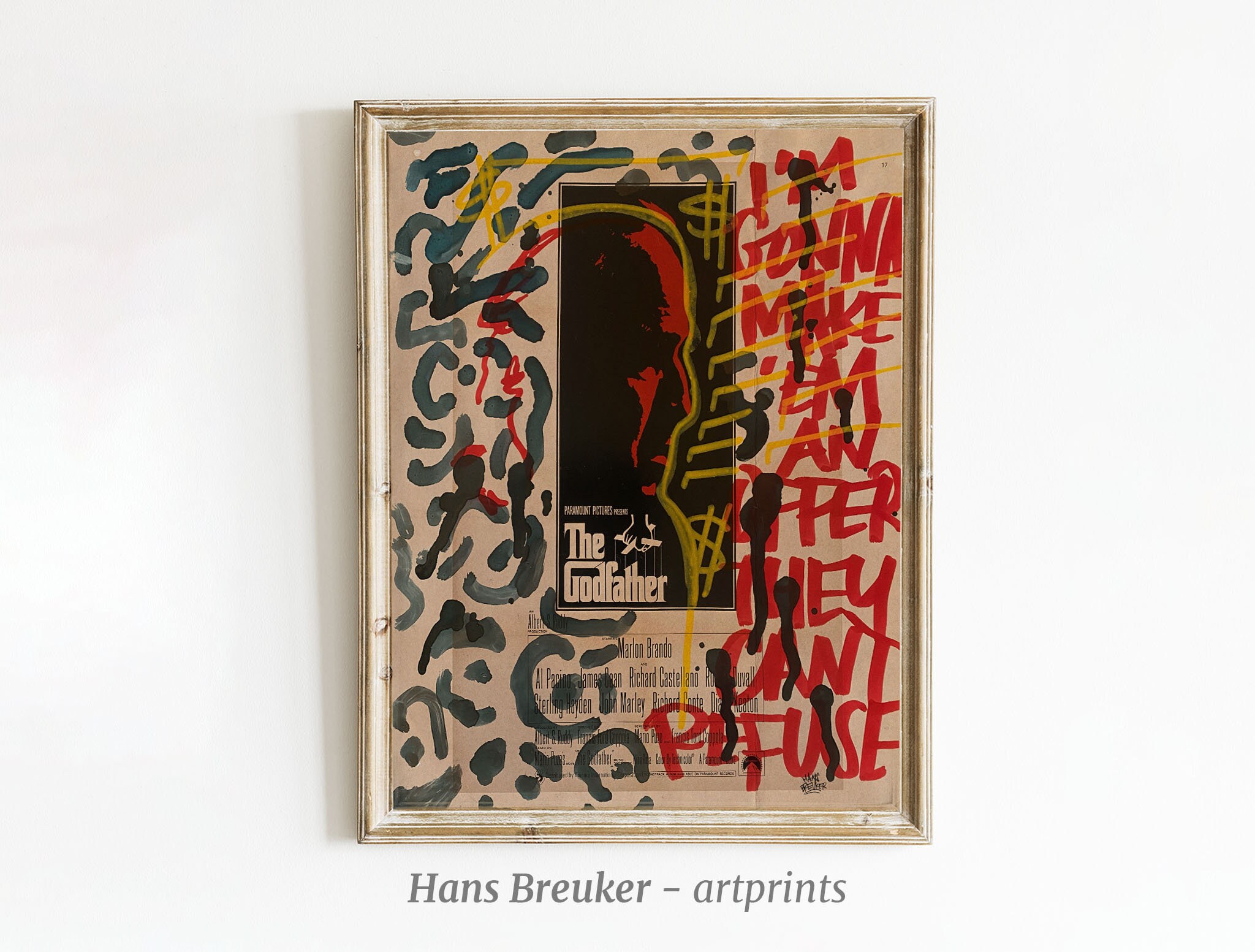 An Offer They Can't Refuse. Graffiti Art Poster. Street Pop Wall Art ...