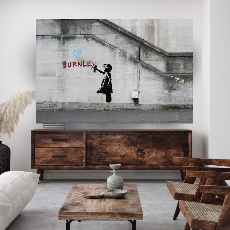 Burnley Art Poster. Burnley Wall Art. Burnley Print. Burnley Fan Gift ...