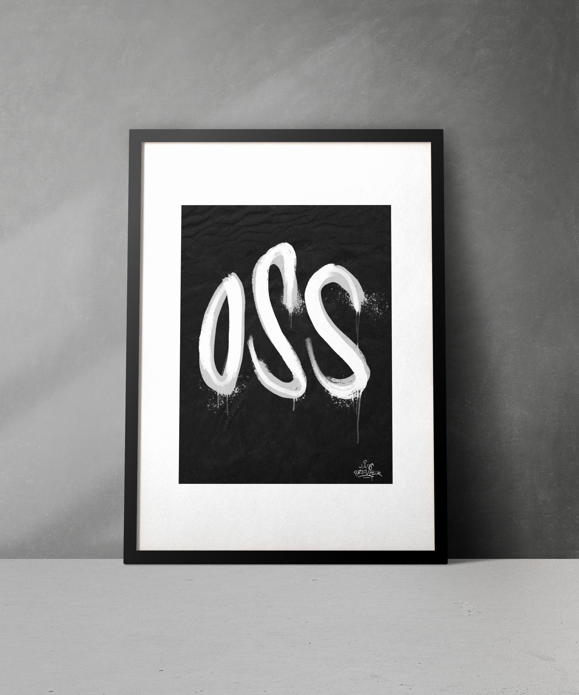 Oss Callography City Poster. Urban Art. Print. Poster. Modern Art ...