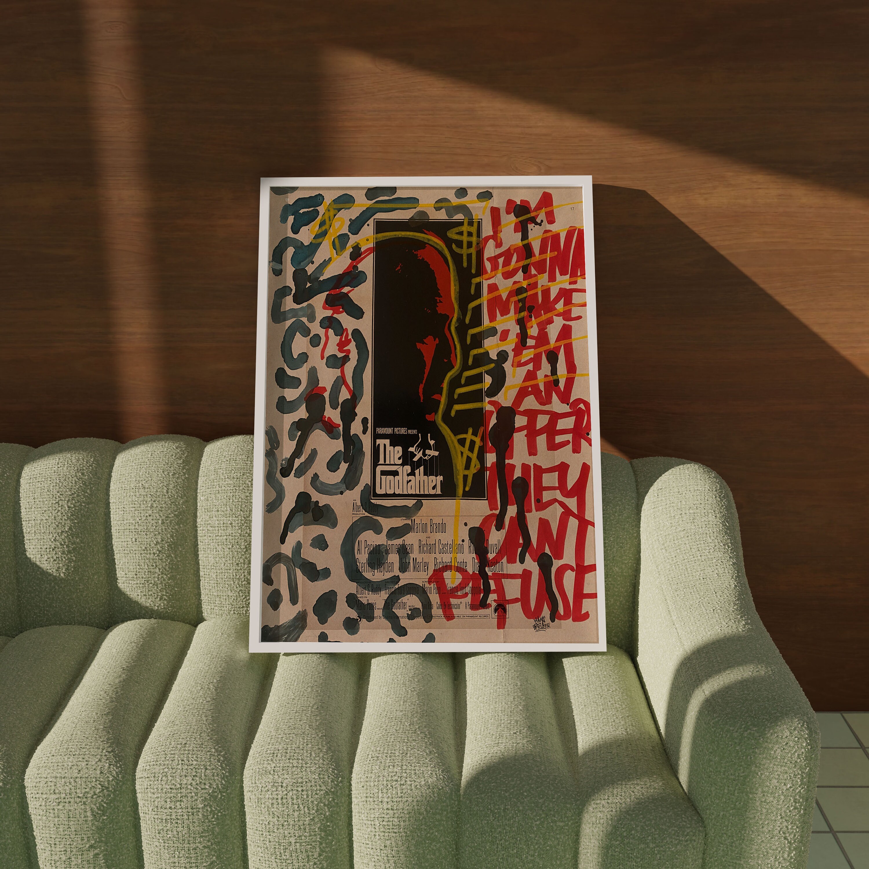 An Offer They Can't Refuse. Graffiti Art Poster. Street Pop Wall Art ...