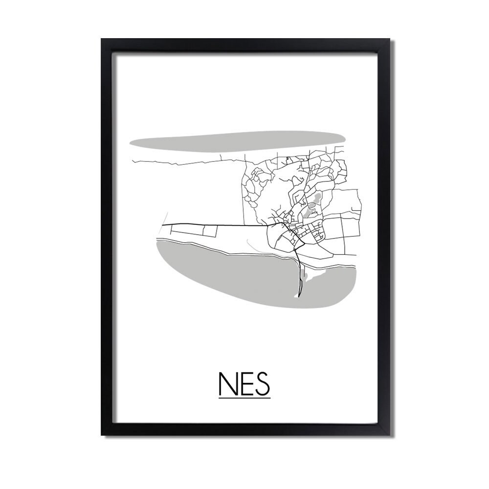 Nes Cheapest City Map Posters on Etsy. City Map of Nes. Nes City Poster ...