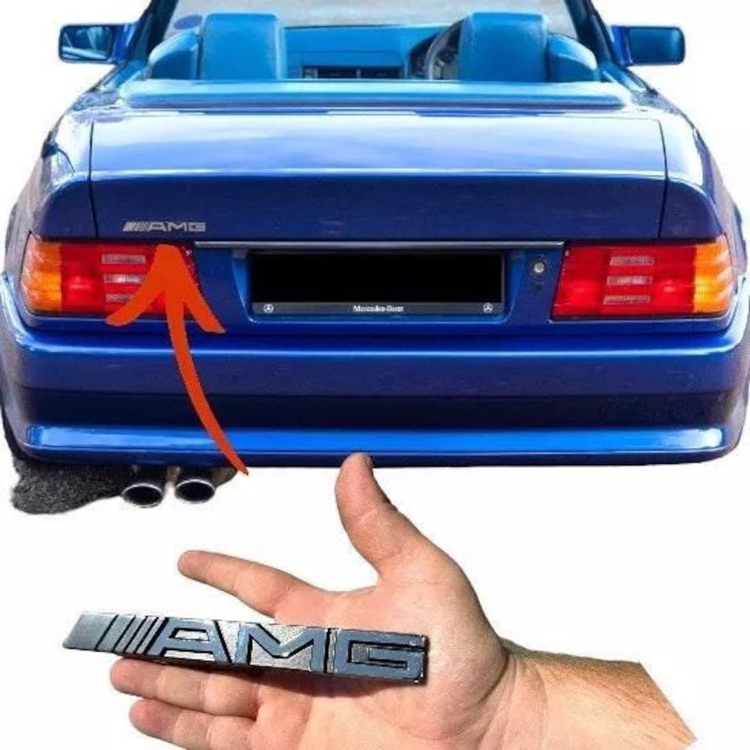 For Mercedes R129 for Amg Trunk Emblem Limited S500 S600 S72 S70 ...