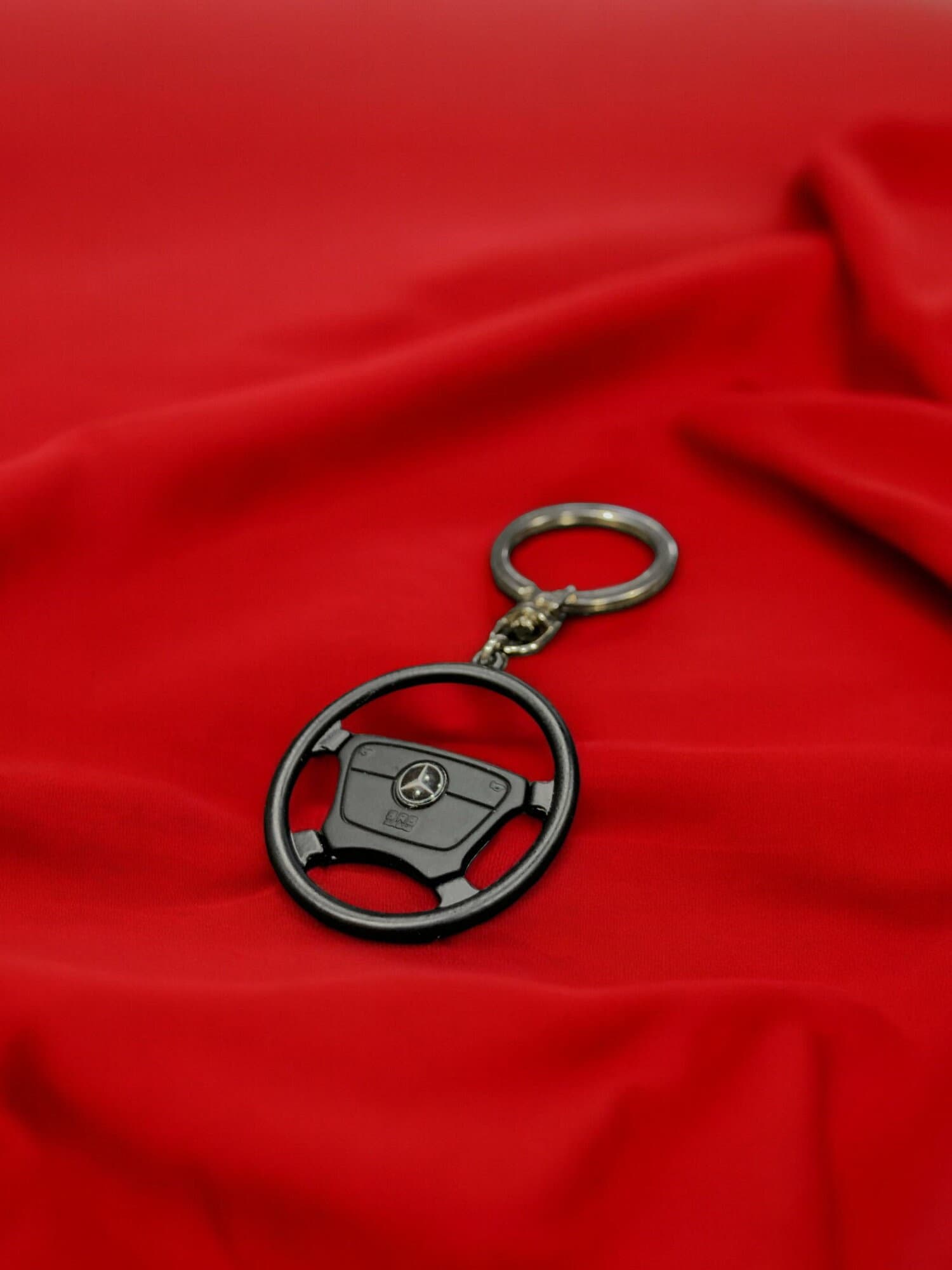 W124 MERCEDES BENZ Black Srs Steering Wheel Key Chain W140-W210 - Etsy