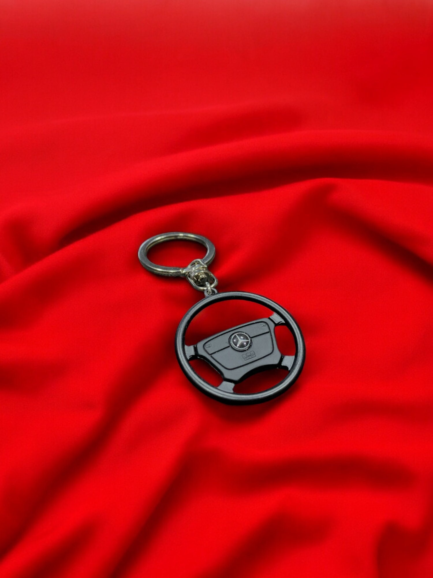 W124 MERCEDES BENZ Black Srs Steering Wheel Key Chain W140-W210 - Etsy