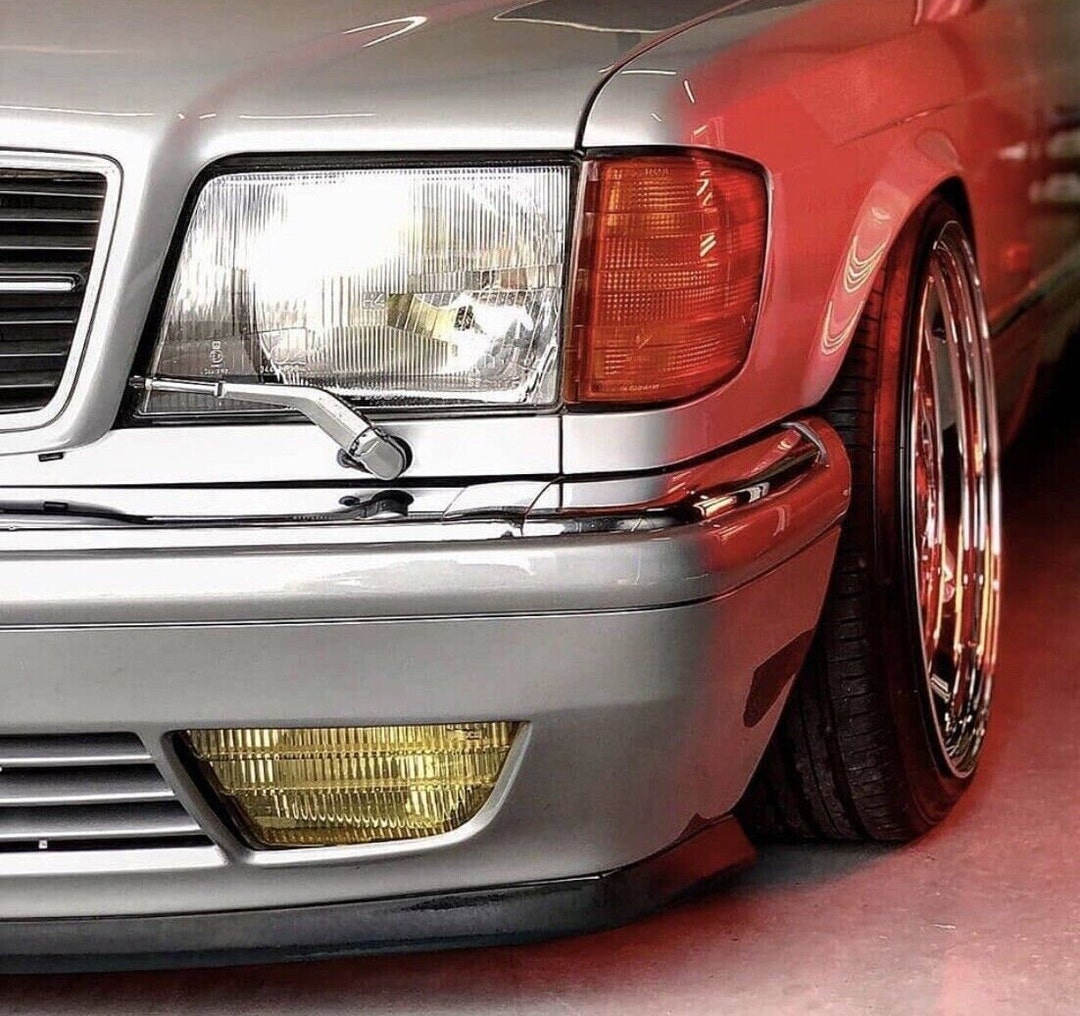 C126 Mercedes Headlight Wiper Set 4 Piece Left Right Set 420 500 560 ...