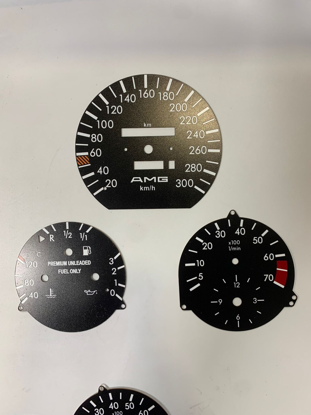 For Mercedes Benz W124 C124 S124 A124 Gauge Face Compatible PVC ...