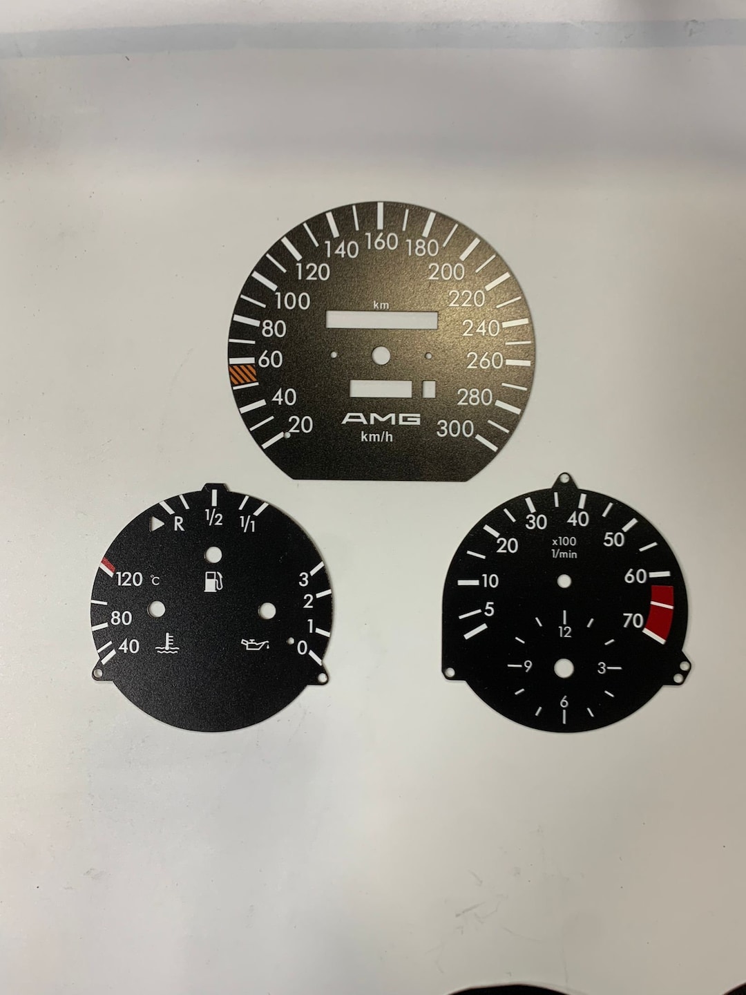 For Mercedes Benz W124 C124 S124 A124 Gauge Face Compatible PVC ...