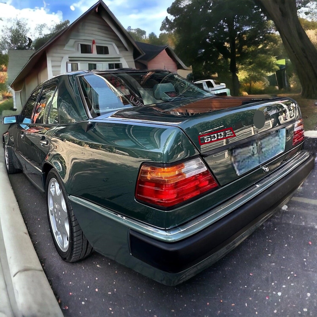 Für Mercedes W124 600E Emblem Heckklappe Chrom für 500E - Etsy.de