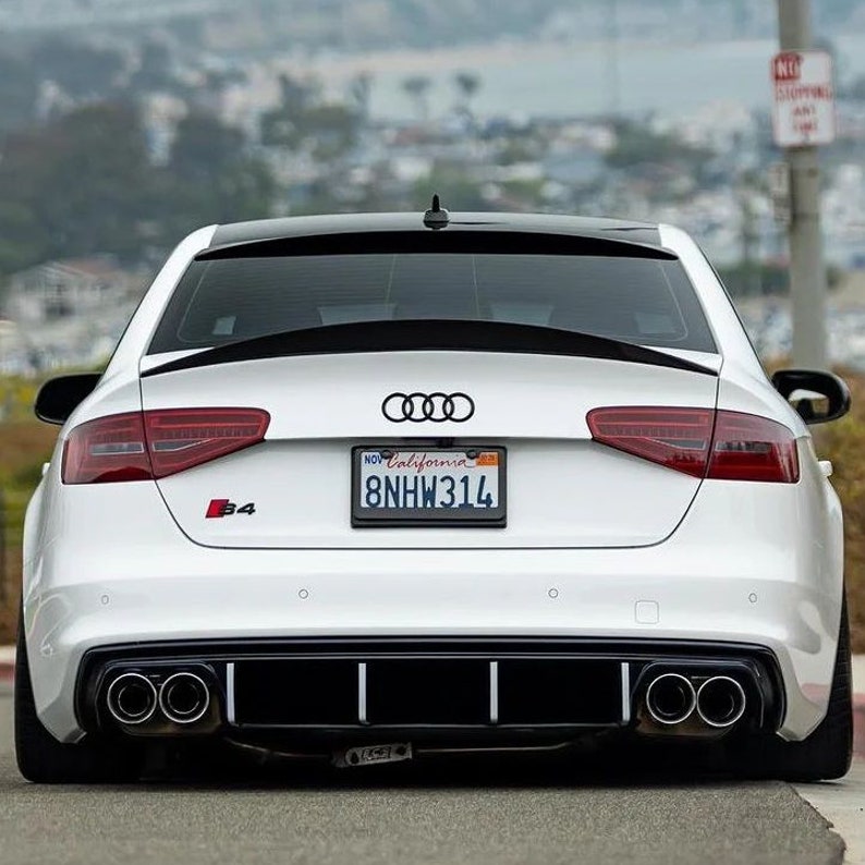 For AUDI A4 B8 S4 REAR SPOILER Trunk Wing 2008-2016 Models - Etsy