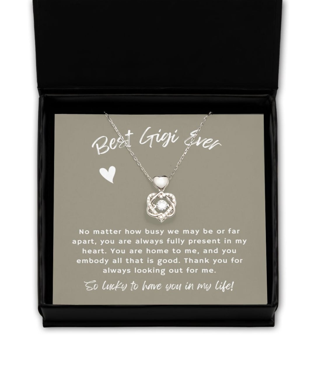 Gigi Necklace With Message Card for Gigi Jewelry Gigi Gift Christmas ...