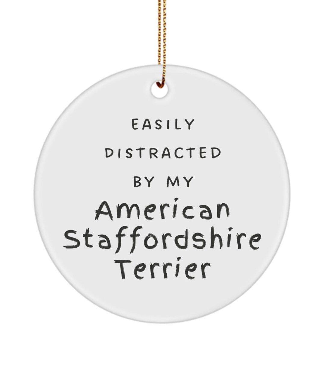 American Staffordshire Terrier Ornament for American Staffordshire ...