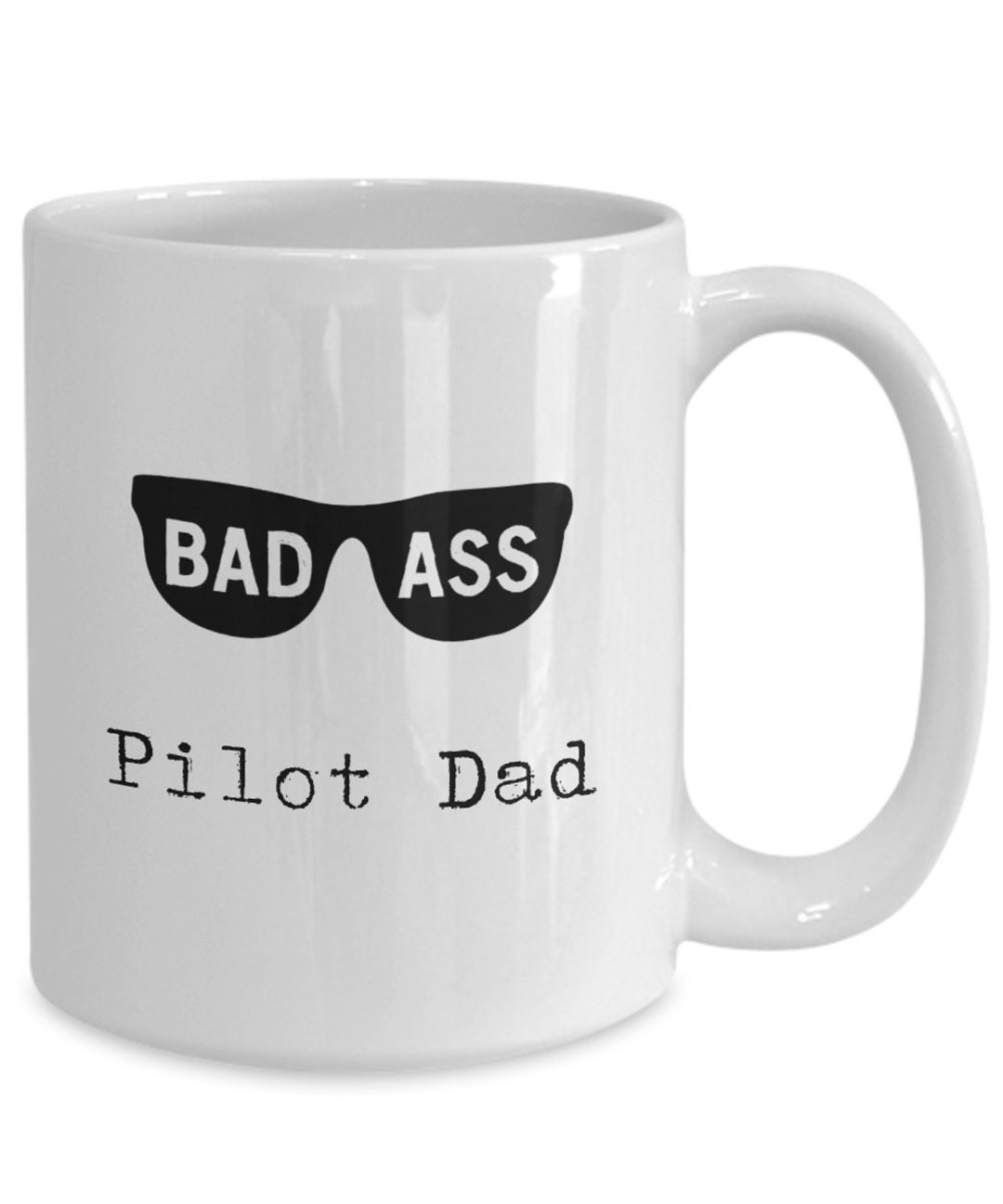 Pilot Dad Gift, Pilot Dad Mug, Badass Pilot Dad Gifts for New Pilot Dad ...