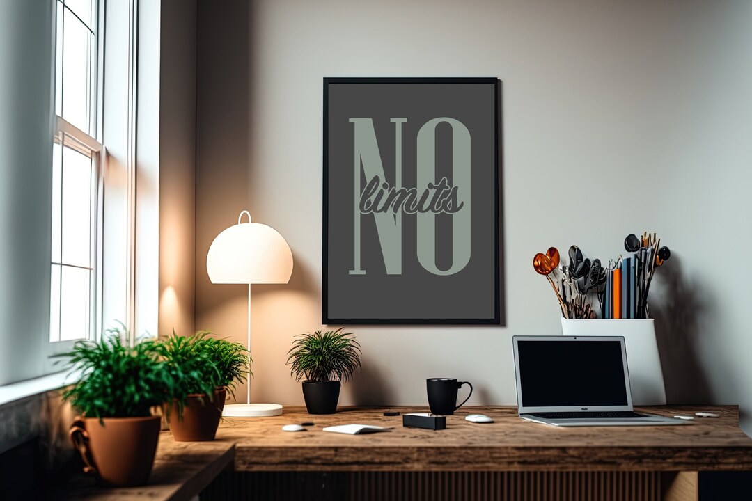 Affirmation no Limits Poster - Etsy