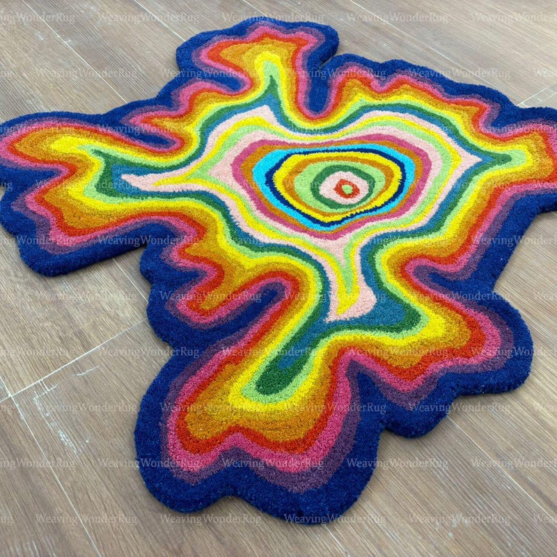 Blob Rug - Etsy