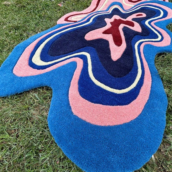Blob Rug - Etsy