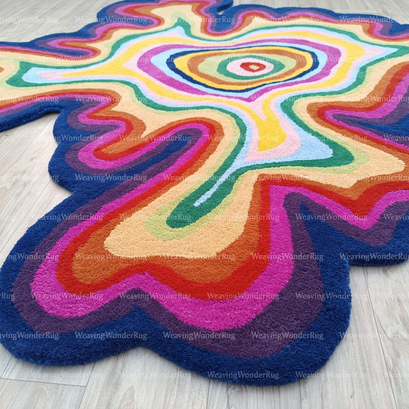 Blob Rug - Etsy