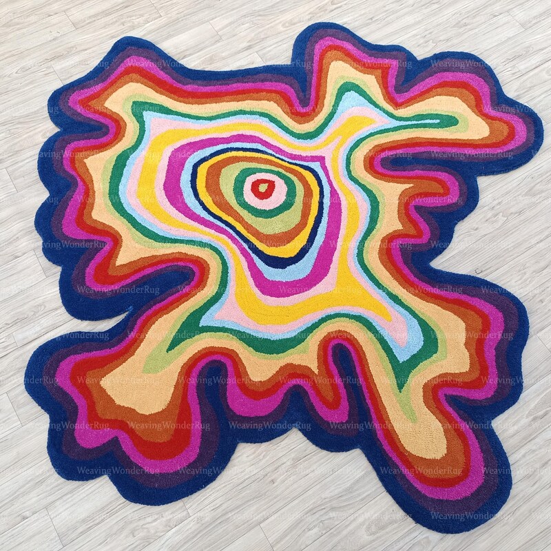 Blob Rug - Etsy