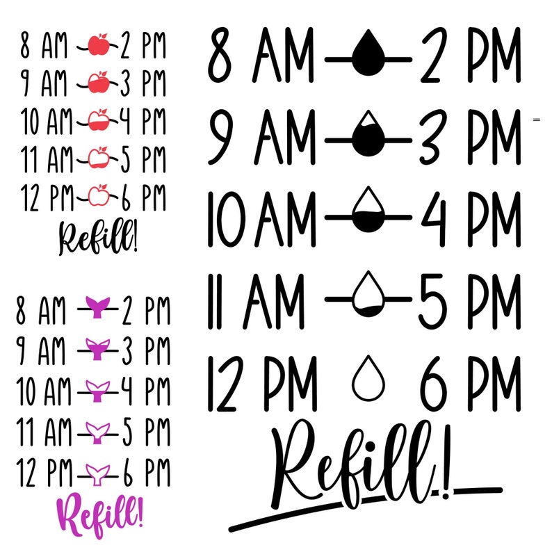 Water Tracker Svg Water Bottle Tracker SVG Water Bottle Svg - Etsy