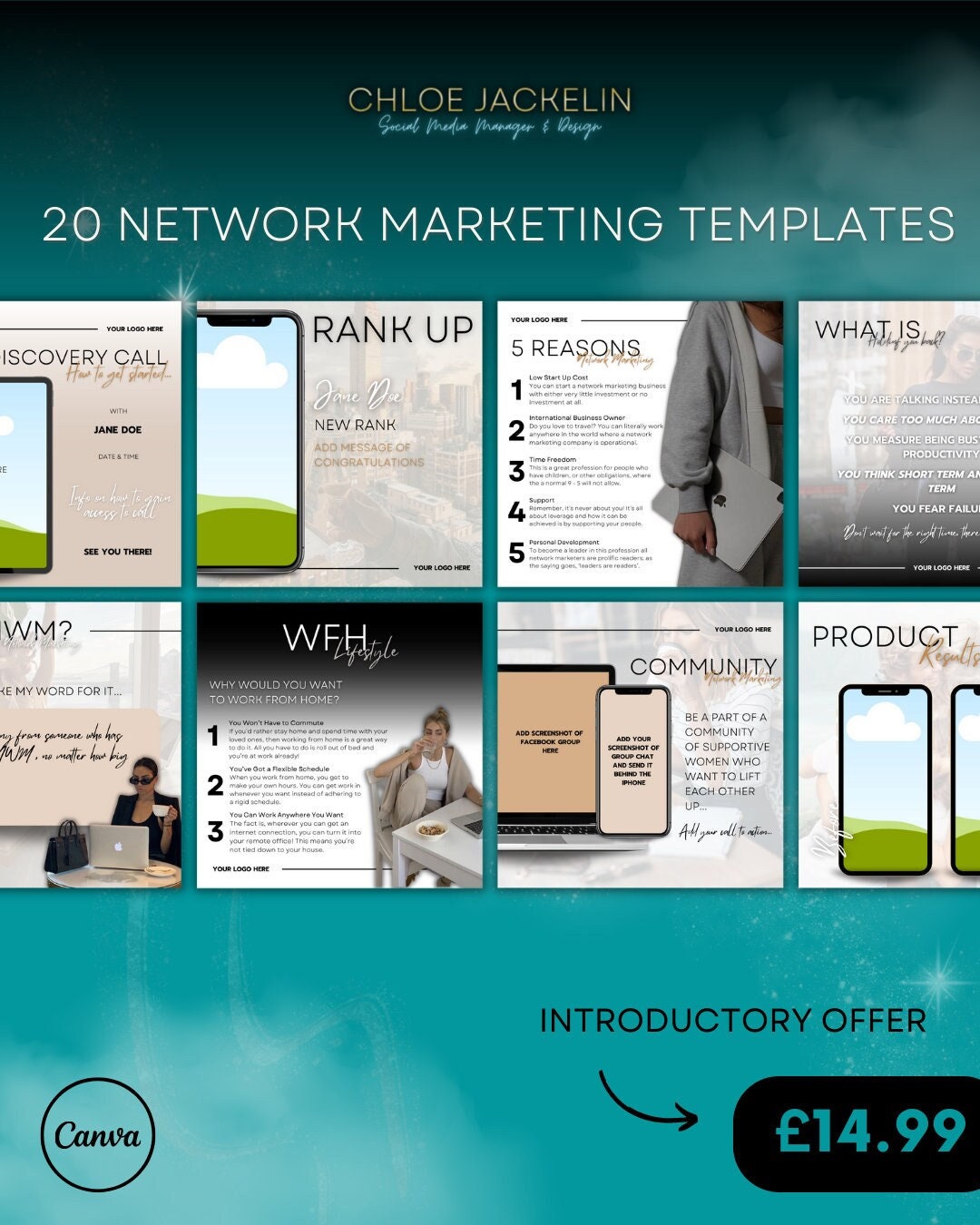 20 NETWORK MARKETING TEMPLATES - Etsy