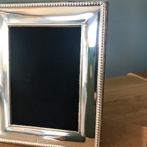 Solid Silver Photograph Frame. Fully Hallmarked in London. Picture Size ...