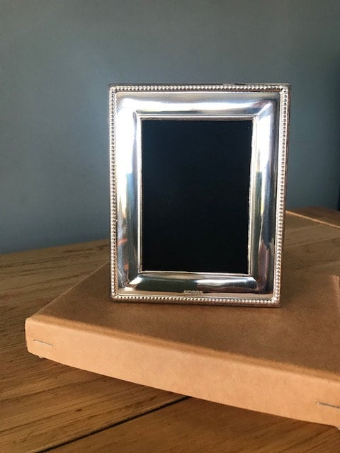 Solid Silver Photograph Frame. Fully Hallmarked in London. Picture Size ...